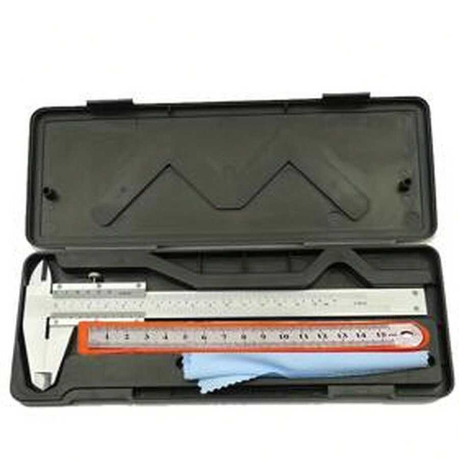 0.02mm Precision Stainless Steel Vernier Caliper (0-6 Inch/0-150mm ...