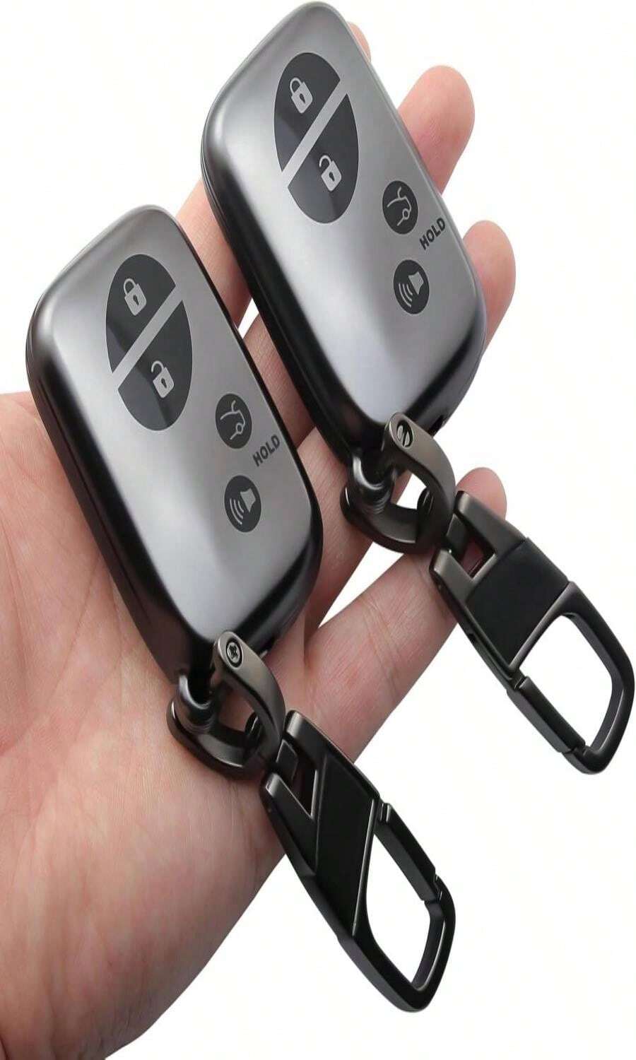 0BT59 2-Pack For Lexus Key Fob Cover 4 Buttons Key Case Fit For 2008 ...