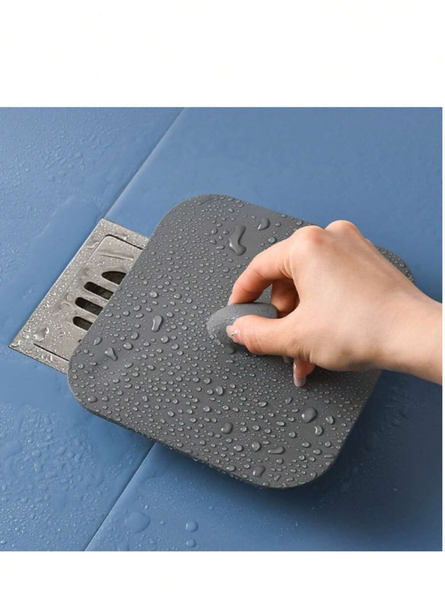1pc Silicone Bathroom Floor Drain Cover - Anti-Insect, Anti-Odor, Easy ...