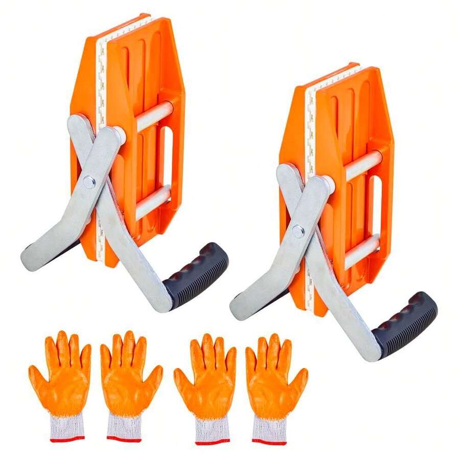 Heavy Duty Double Handed Stone Carrying Clamps - 299 Kg Load Capacity ...
