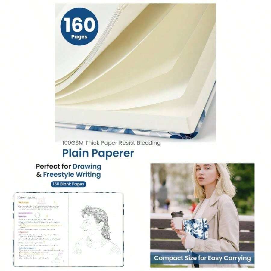 Lined Journal Notebook Women Men, Hardcover Leather Journal Writing, A5 ...