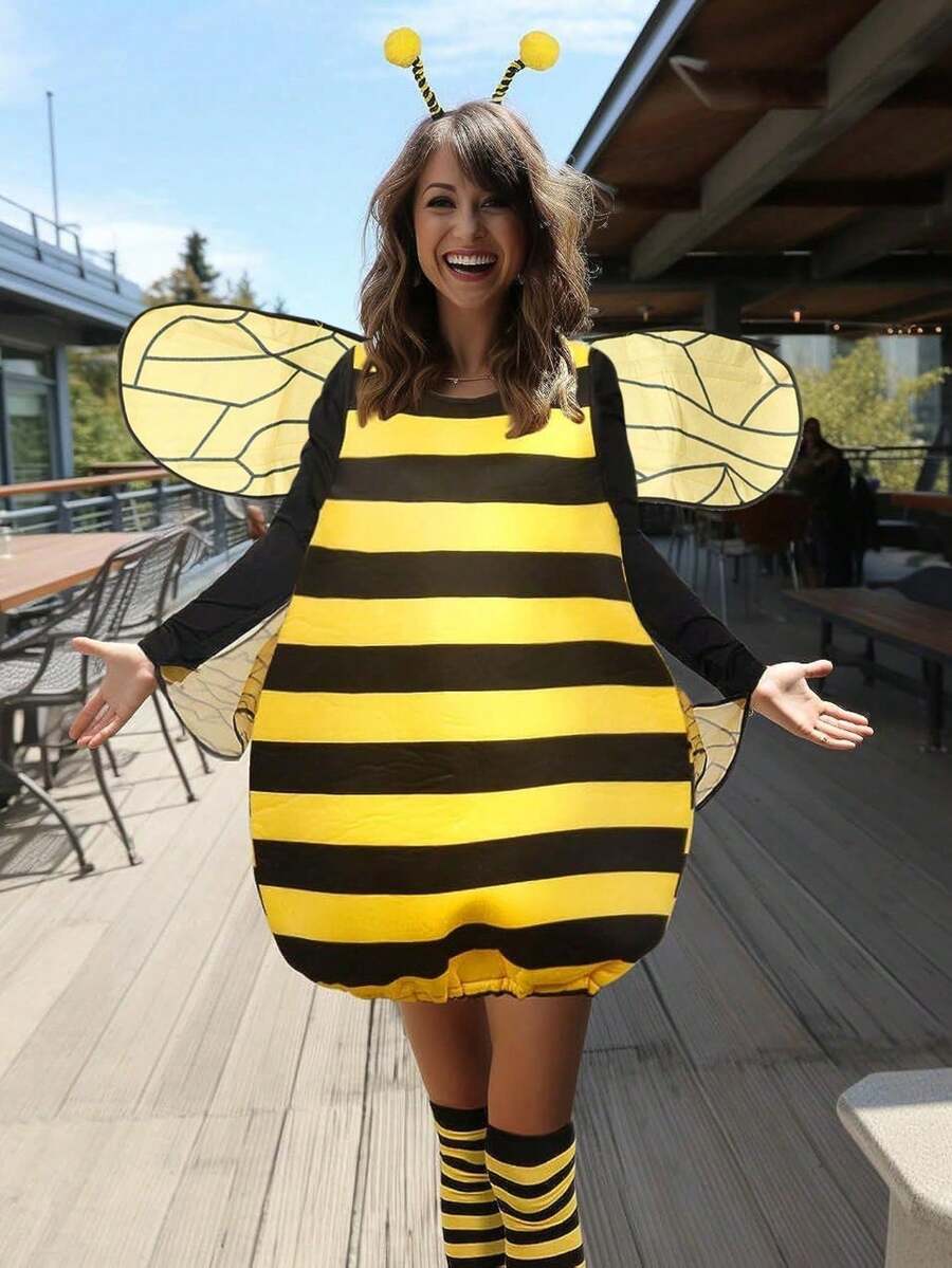 1 Set Halloween Bee & Ladybug Cosplay Costume With Wings for Sale ...