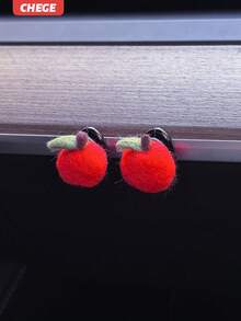 1pc Cute Grape Car Hanging Hook, Multifunctional Fruit Design For Front ...