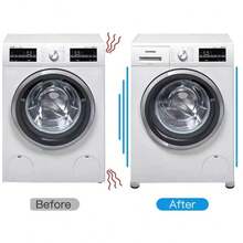 4 Pcs Washing Machine Anti Vibration Pads Lifting Rubber Feet Anti Slip ...