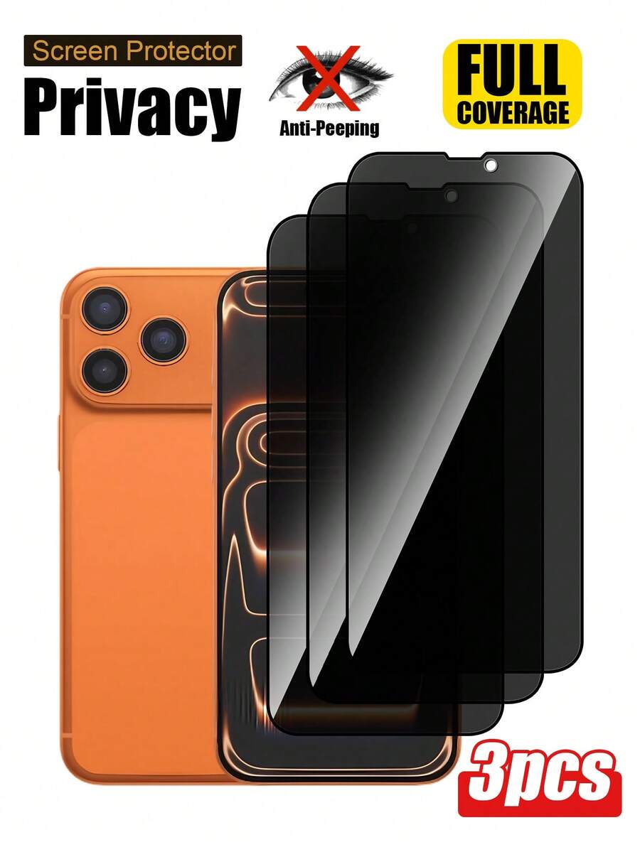 3 Stück - Kompatibel mit Apple Gehärtetem Glas Bildschirmschutz, Anti ...