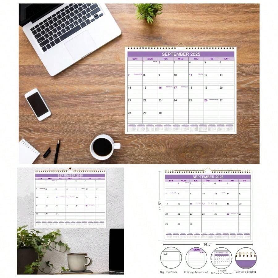 Calendar 2025 - 2026, Wall Calendar From September 2025 To December ...