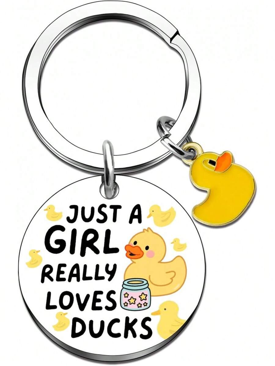 Duck Keychain Yellow Ducks Gifts Girls Duck Gifts Ducks Themed Stocking ...