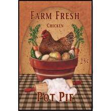 Farm Fresh Chicken Pot Pie Signs | SHEIN EUQS