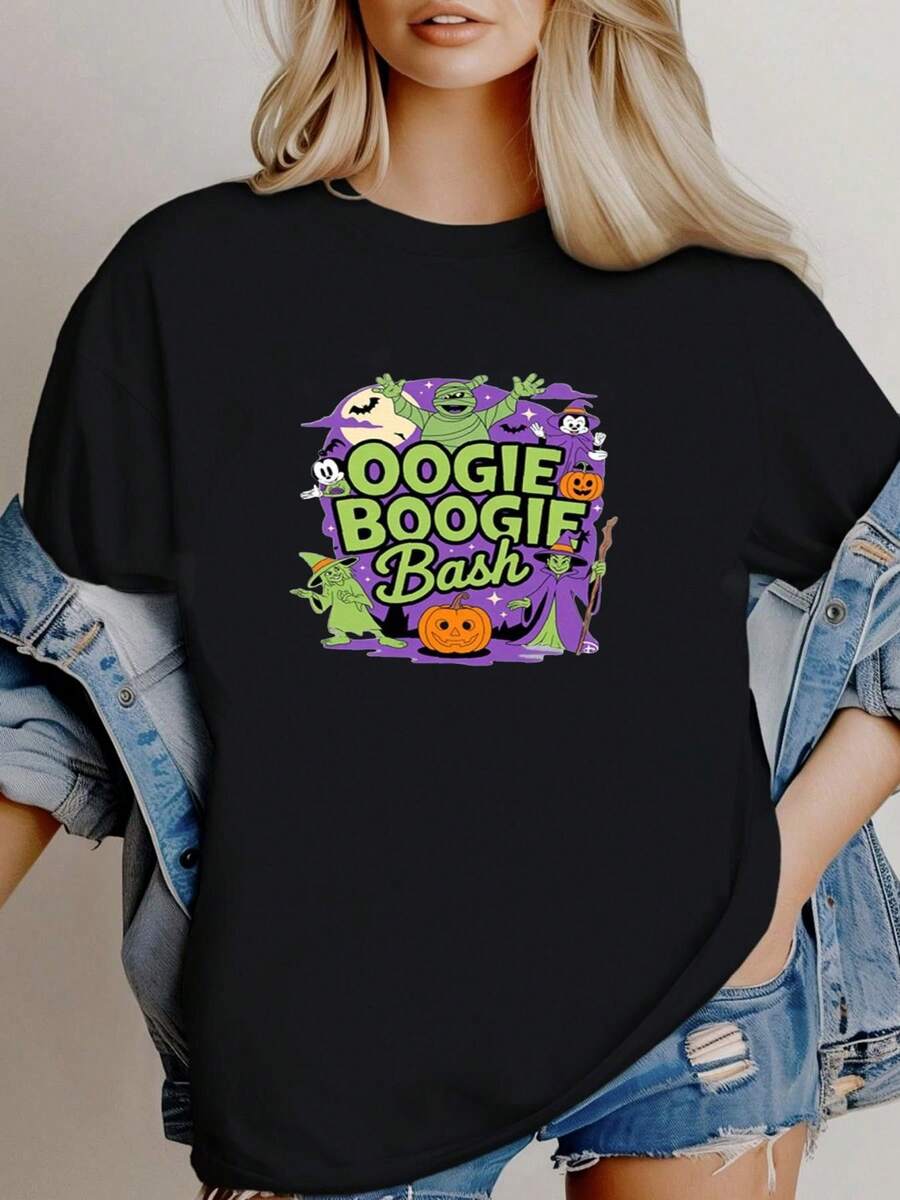 Disney 180g pure Cotton Women'S Halloween Party Outfit - Oogie Boogie ...