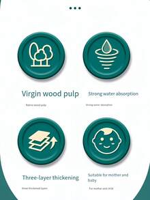 Fazzoletti di carta in polpa di legno nativa, piccoli pacchetti, carta ...