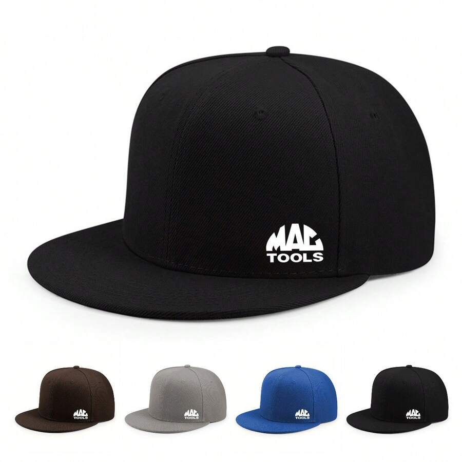 A Fashionable City Style Unisex Printed Baseball Cap, Adjustable Size, Hip-Hop Style Flat ...