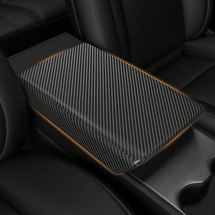 Upgraded Center Console Armrest Cover For 2025 2026 Model Y Juniper ...