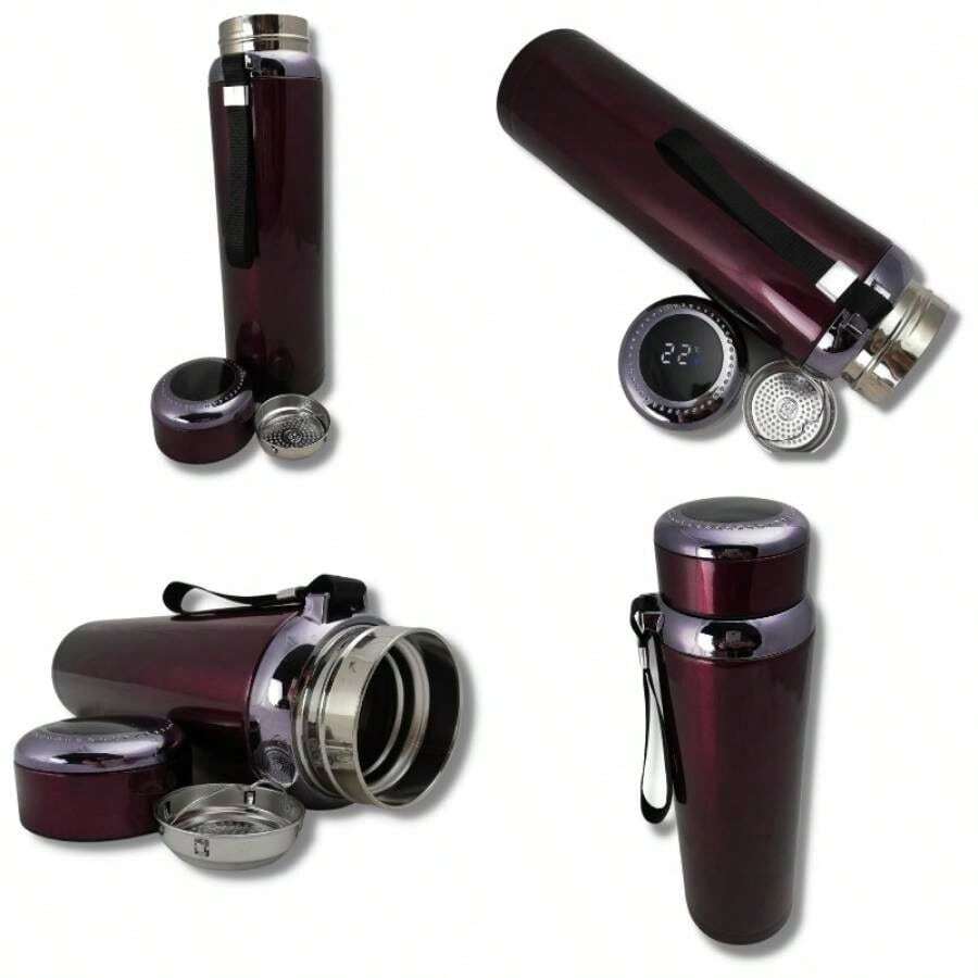 GIFTS TOYS Termo 1 Litro Termmetro Digital Caliente Fro Caf T Acero ...