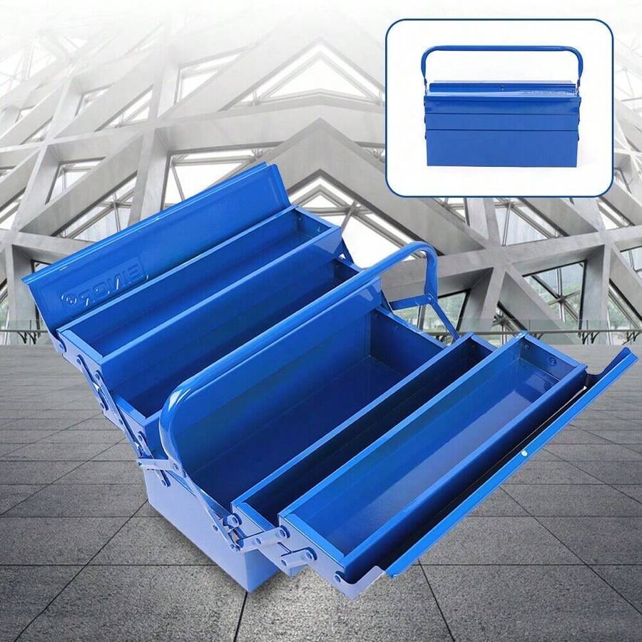 GDAE10 5-Compartment Metal Toolbox, Empty Toolbox, Assembly Toolbox ...
