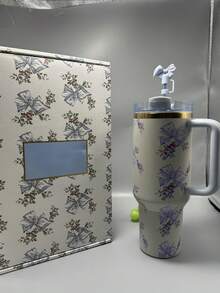 40 Oz Stainless Steel Mug, Double VacuumReusable Stainless Steel ...