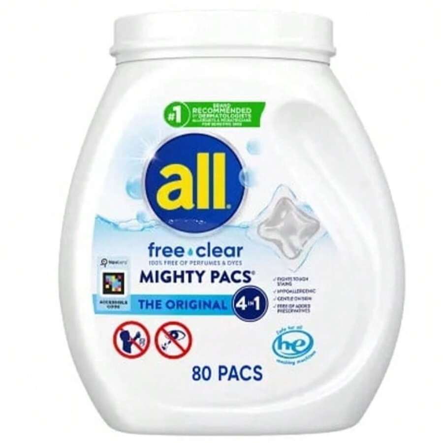 Laundry Detergent Pacs, Mighty Pacs Laundry Detergent, Free Clear ...