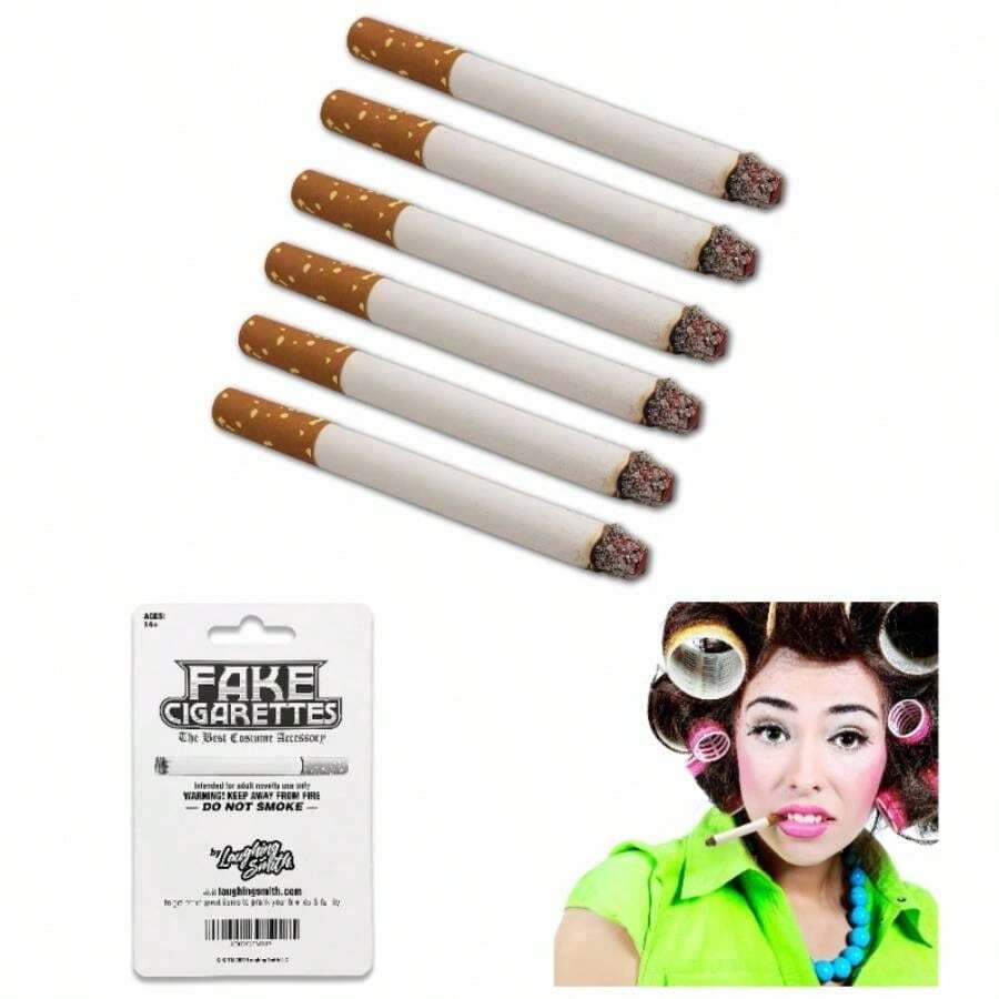 Cigarettes Pack Of 6 - Realistic Movie, Stage Costume Theatre Props ...