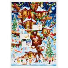 Elves' Treehouse Advent Calendar Countdown To Christmas With Holiday ...