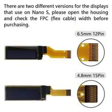6PCS OLED LCD Display Module, 0.91 4 Wire SPI Serial OLED Screen Driver ...