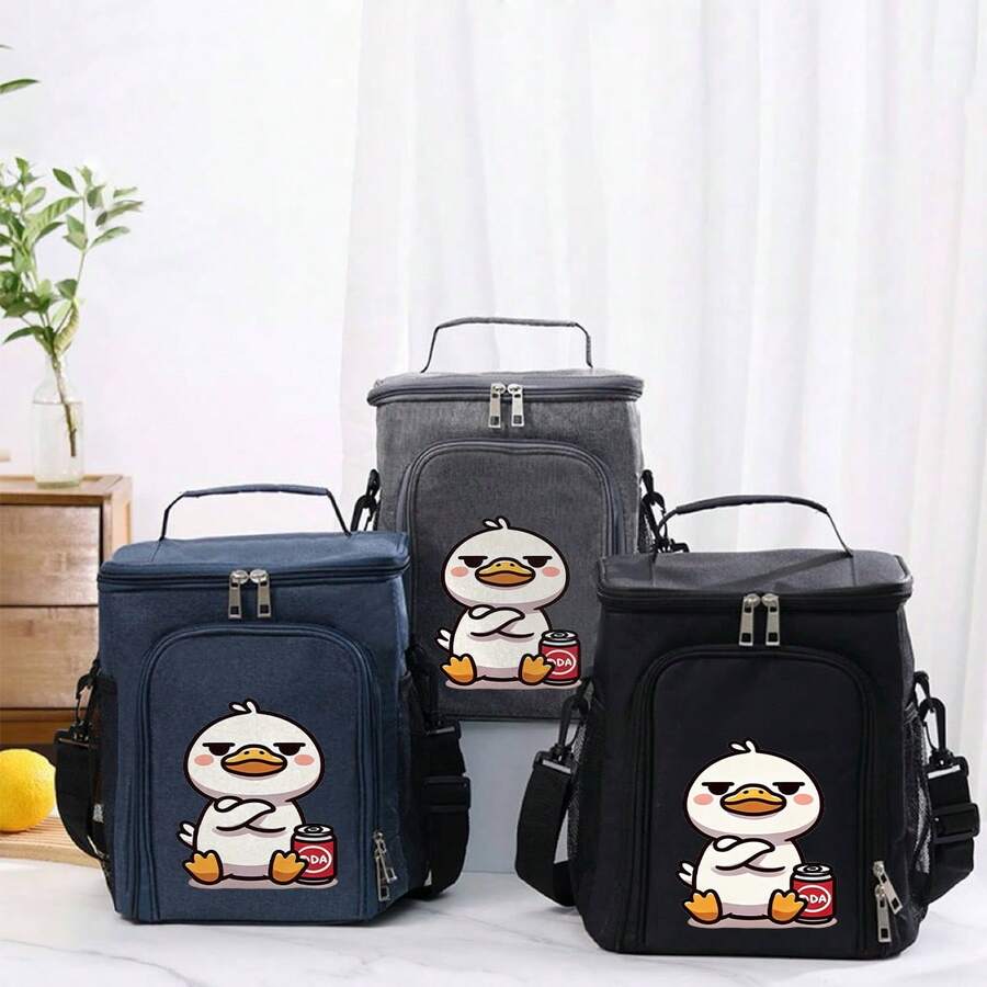 Sassy Duck Thermal Storage Bag/ Lunch Bags- Double-Layer Insulated Tote ...