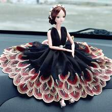 Adorable Princess-Shaped Lace Mesh Dresses For Car Interiors, Perfect ...