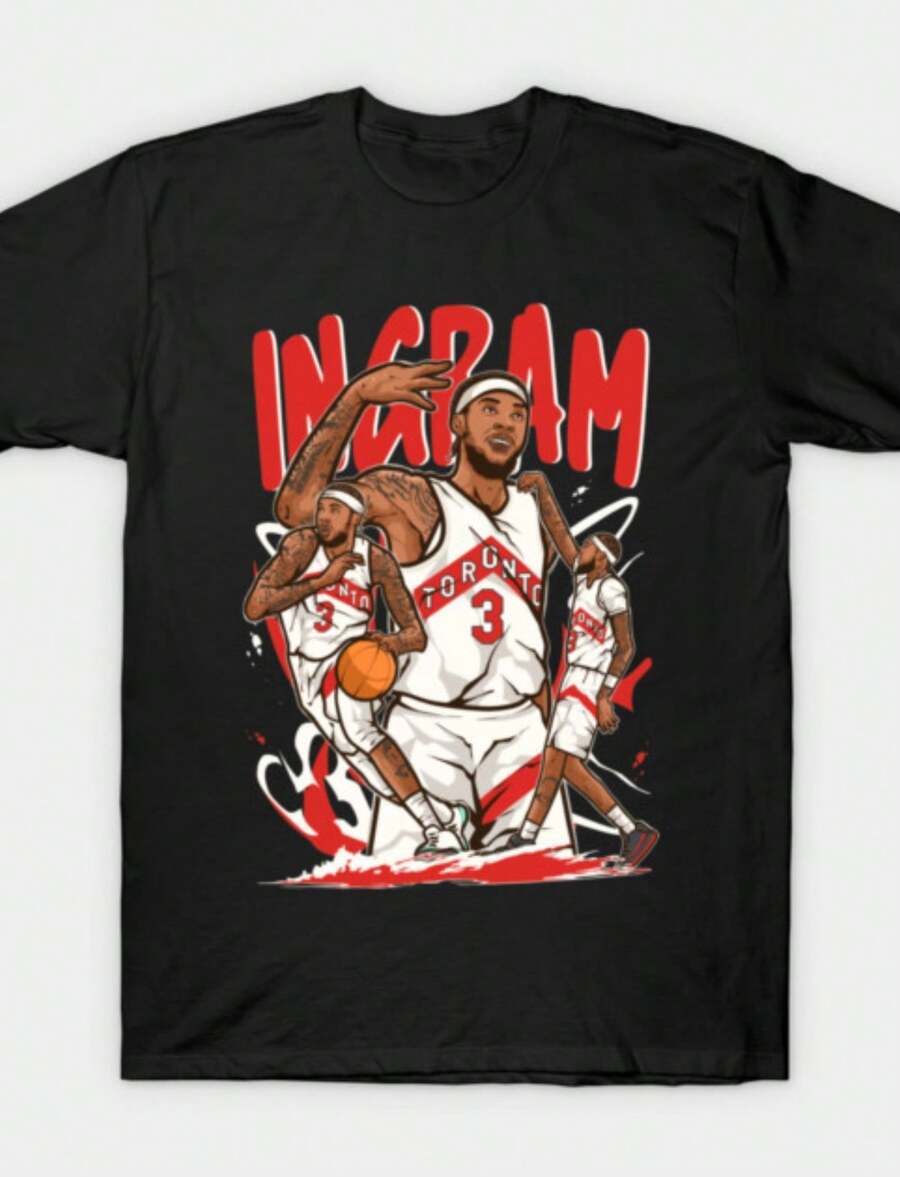 Brandon Ingram Toronto Cartoon T-Shirt | SHEIN USA