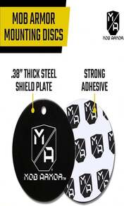 Mob Armor Magnetic Phone Mount Plates - Strong Adhesive Steel Discs For ...