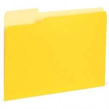 Colored File Folders - Ocean Tone Colors, 13 Cut Tabs, Letter Size ...