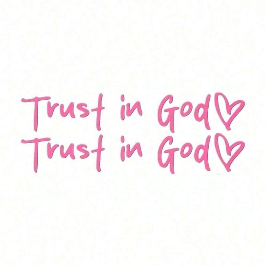 Trust In God - Car Rearview Mirror Stickers, Vinyl Car Stickers ...
