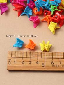 30 Stücke/Set süße Blumen Design Haarclips, Morandis Farbige kleine ...