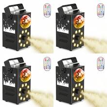 SEBRUANC 700W RGB LED Light Smoke Fog Machine , 9PCS Three-In-One Full ...
