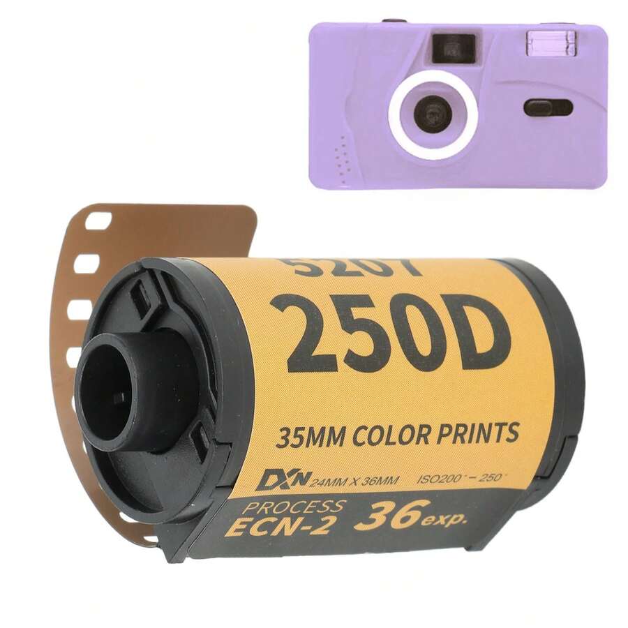35mm Color Print Film Professional Wide Exposure Range ECN-2 Process 36 ...