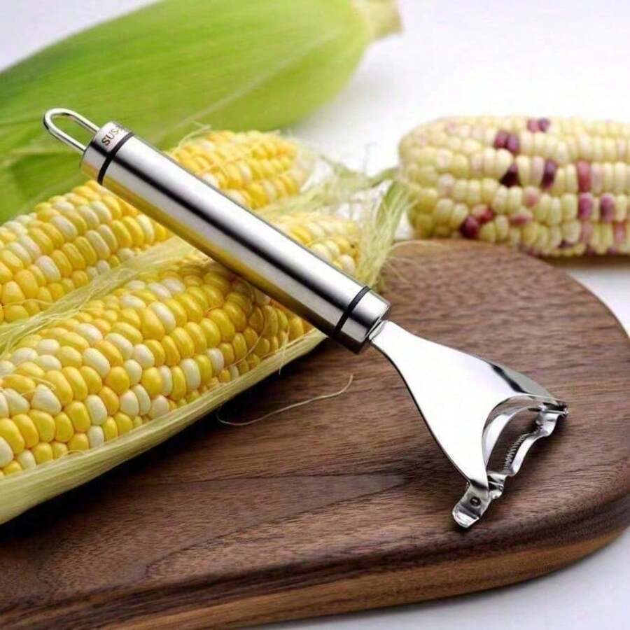 1 Piece Stainless Steel Corn Planer Kitchen Gadget Peeling Corn ...