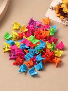 30 Stücke/Set süße Blumen Design Haarclips, Morandis Farbige kleine ...