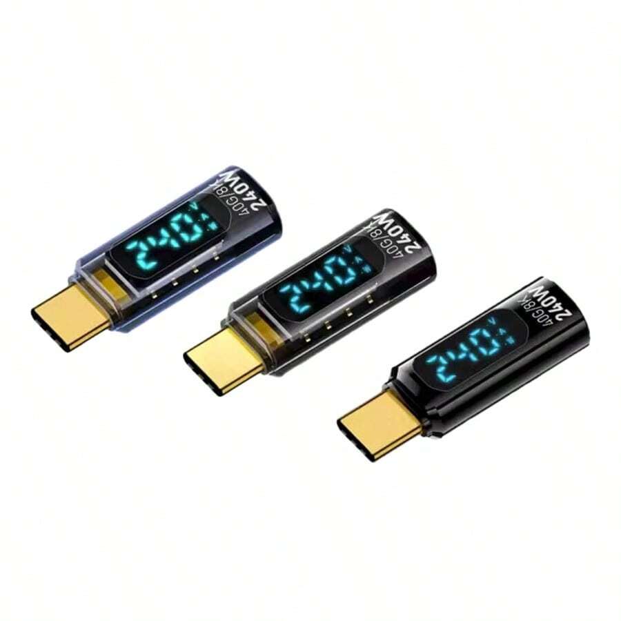 NEW 2025 USB C 8K 40Gbps Mini Digital Meter USB 4.0 TypeC Extension ...