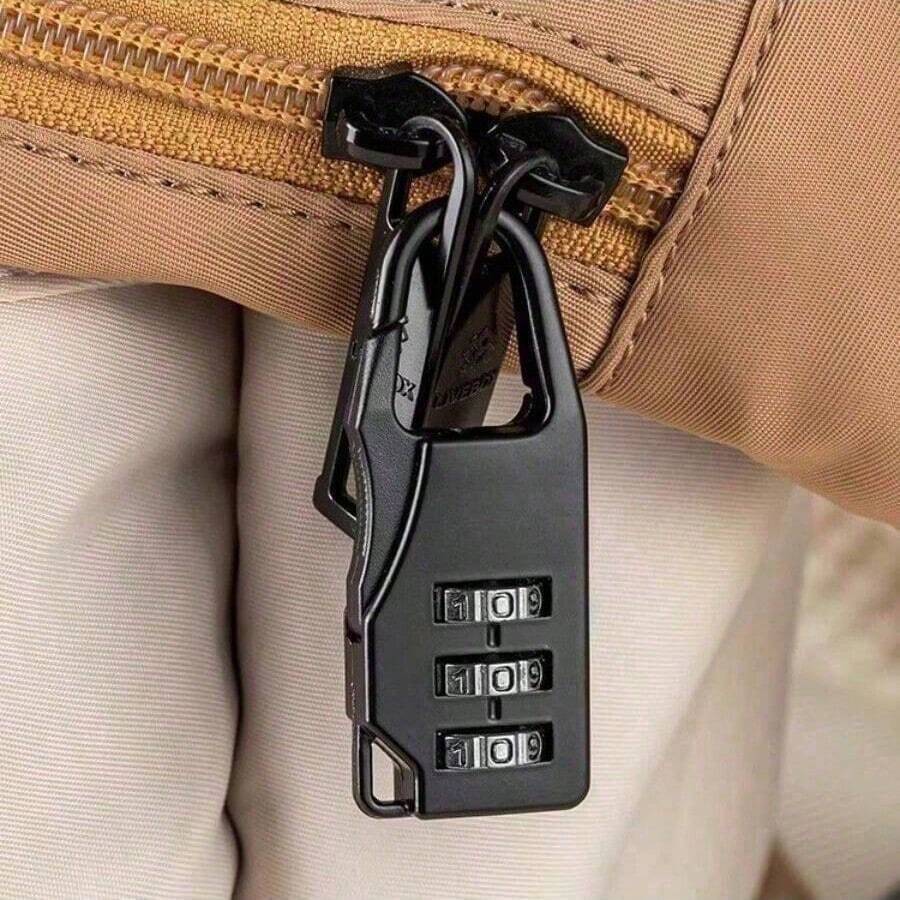 1pc Mini Combination Lock, Anti-Theft Luggage Lock, Customs Lock, Zinc ...