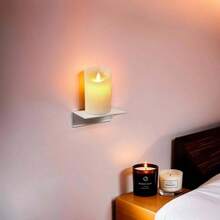 Adhesive Tablet Wall Mounted Phone Holder Acrylic Floating Shelves ...