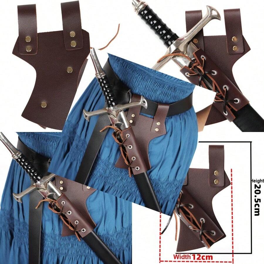 Medieval Viking Sword Holster Katana Samurai Sword Frog Leather ...