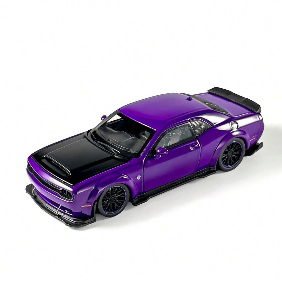 1pc Metal Diecast Hellcat Car Model With Display Stand, Realistic ...