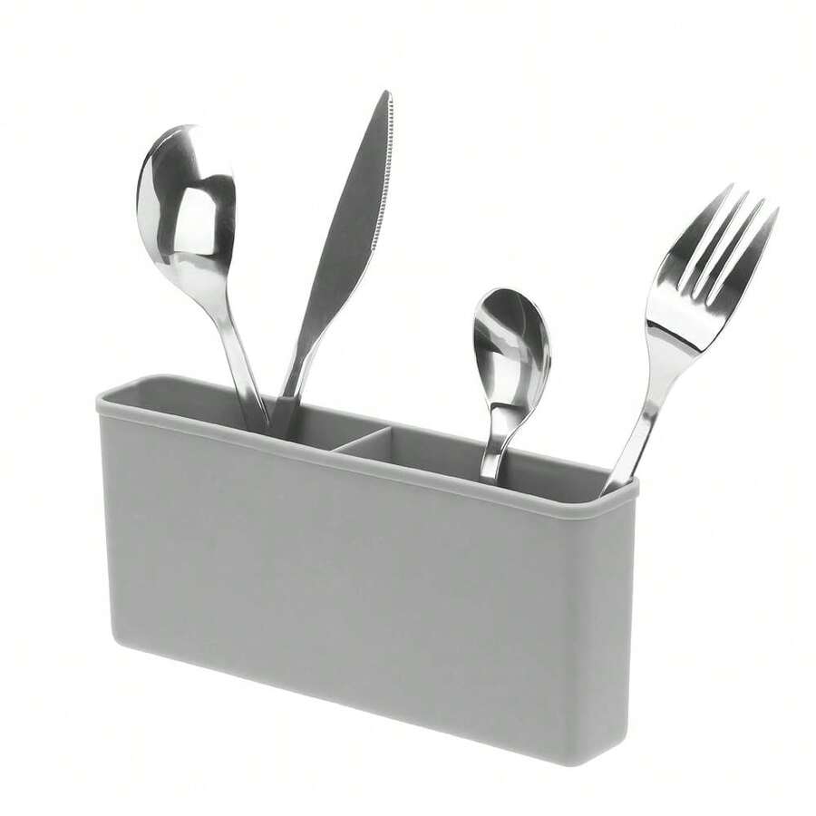 IPEGTOP Cutlery Utensil Silverware Drying Rack Basket Holder With Hooks ...