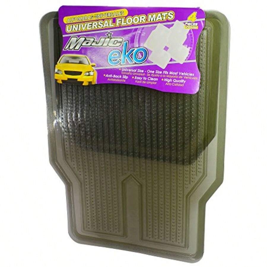 0929Majic EKO 4Piece Set Universal Fit Car/Truck/SUV/Van Floor Mats ...