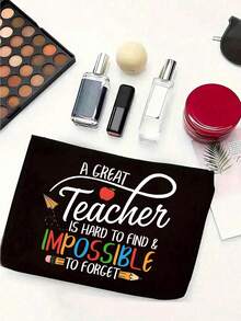 Kreative Lehrer Buchstaben bedruckte Leinen Tragetasche Set, Damen ...