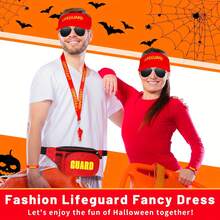 4pcs Halloween Lifeguard Costume Accessories Set Including Adult ...