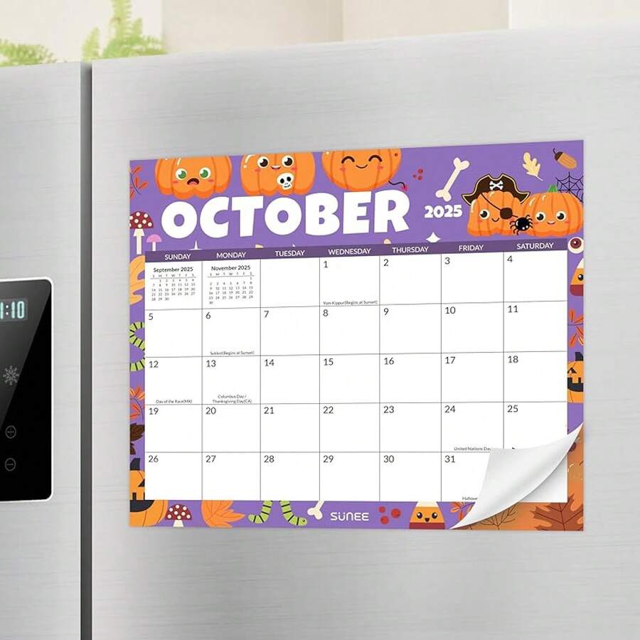 Calendar Is Used For New Year And ChristmasSUNEE Fridge Calendar 2026 ...