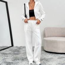 Lounge Sets For Women 2025 Sweatsuit 2 Pieces Outfits Sweatshirt Wide ...