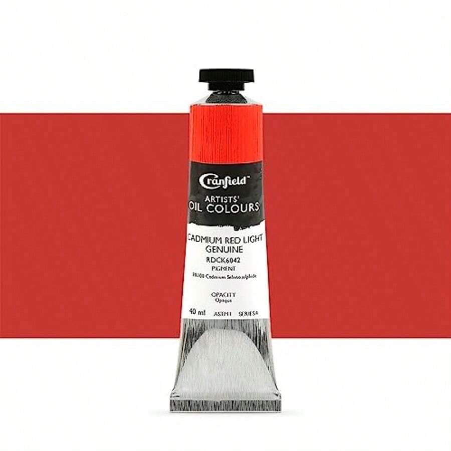 Cranfield Artists Oil Paint 40 Ml Series 4 Cadmium Red Light Genuine ...