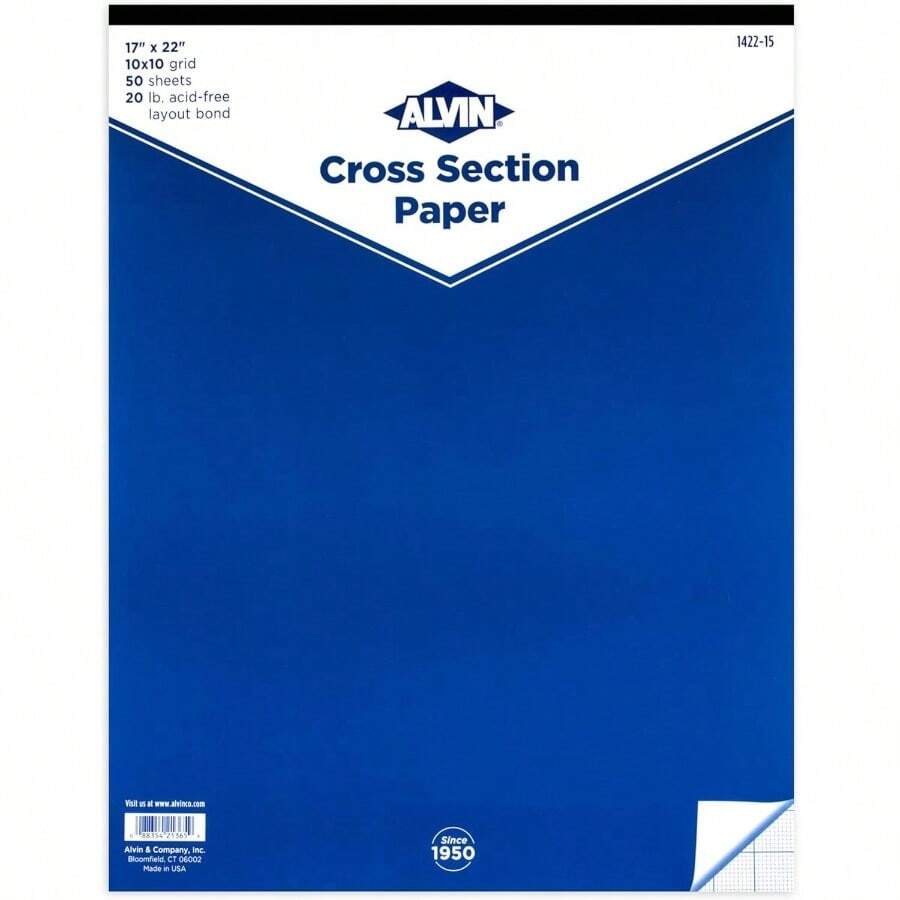 Quadrille Paper Pad 50 Sheets Of 17x22 Model 1422 - 15 Drafting And ...