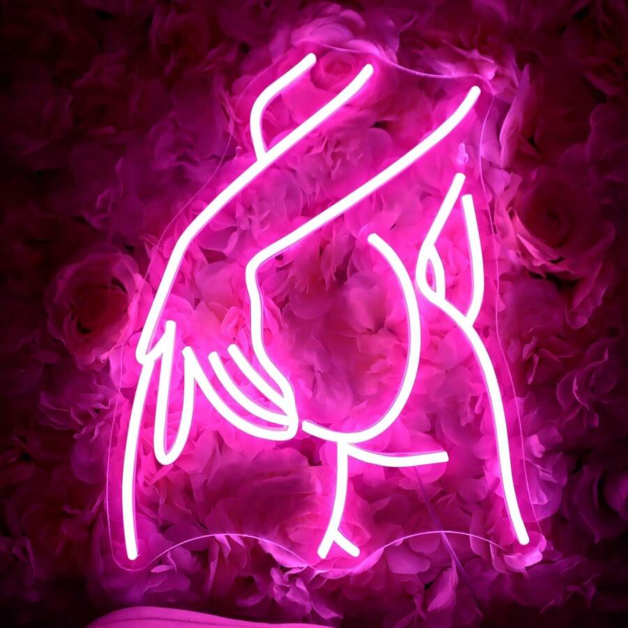 Pretty Ladies Body Neon Sign, Woman Body Neon Light,Lady Buttocks Neon ...
