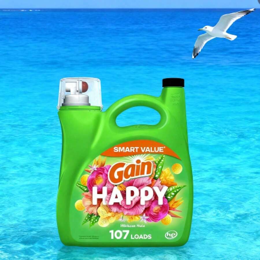 Gain Liquid Laundry Detergent, Moonlight Breeze Scent, Gain Natural 3X ...