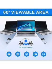 ZOEGAA 14 Inch Laptop Privacy Screen Filter, For 16:10 Widescreen ...